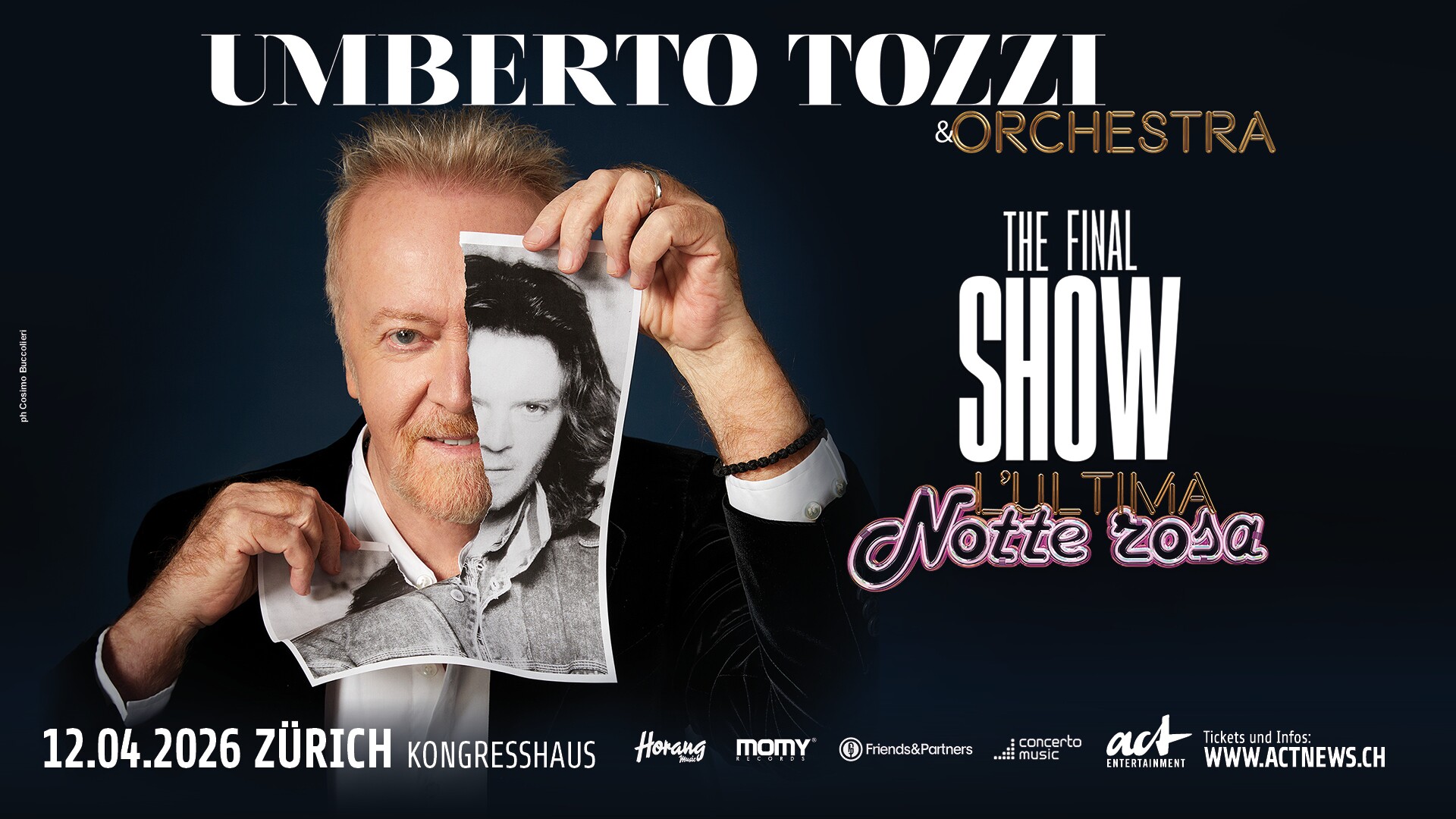 Umberto Tozzi - The Final Tour - Kongresshaus Zürich